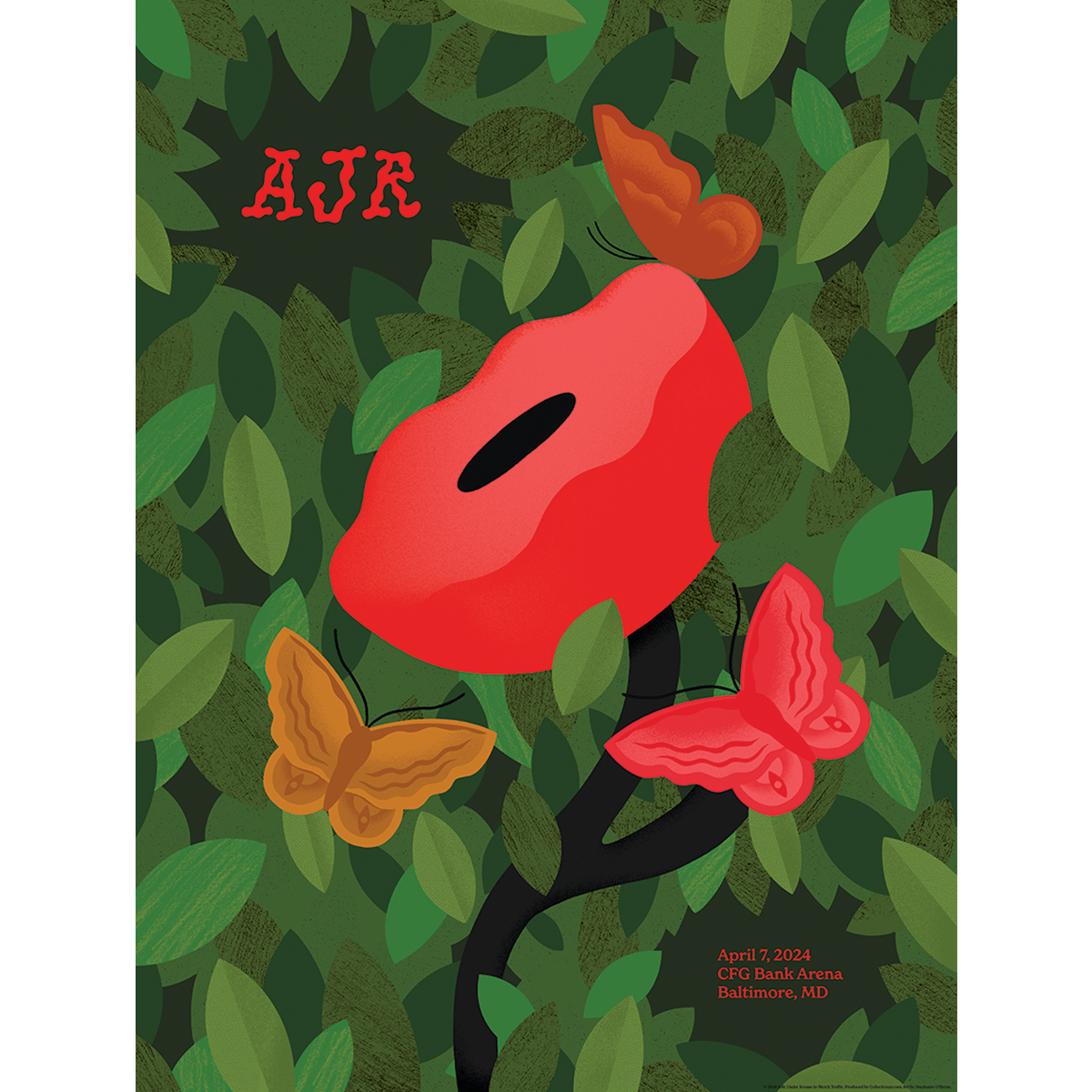 Baltimore April 7 2024 Tour Poster - Limited Edition – AJR Store