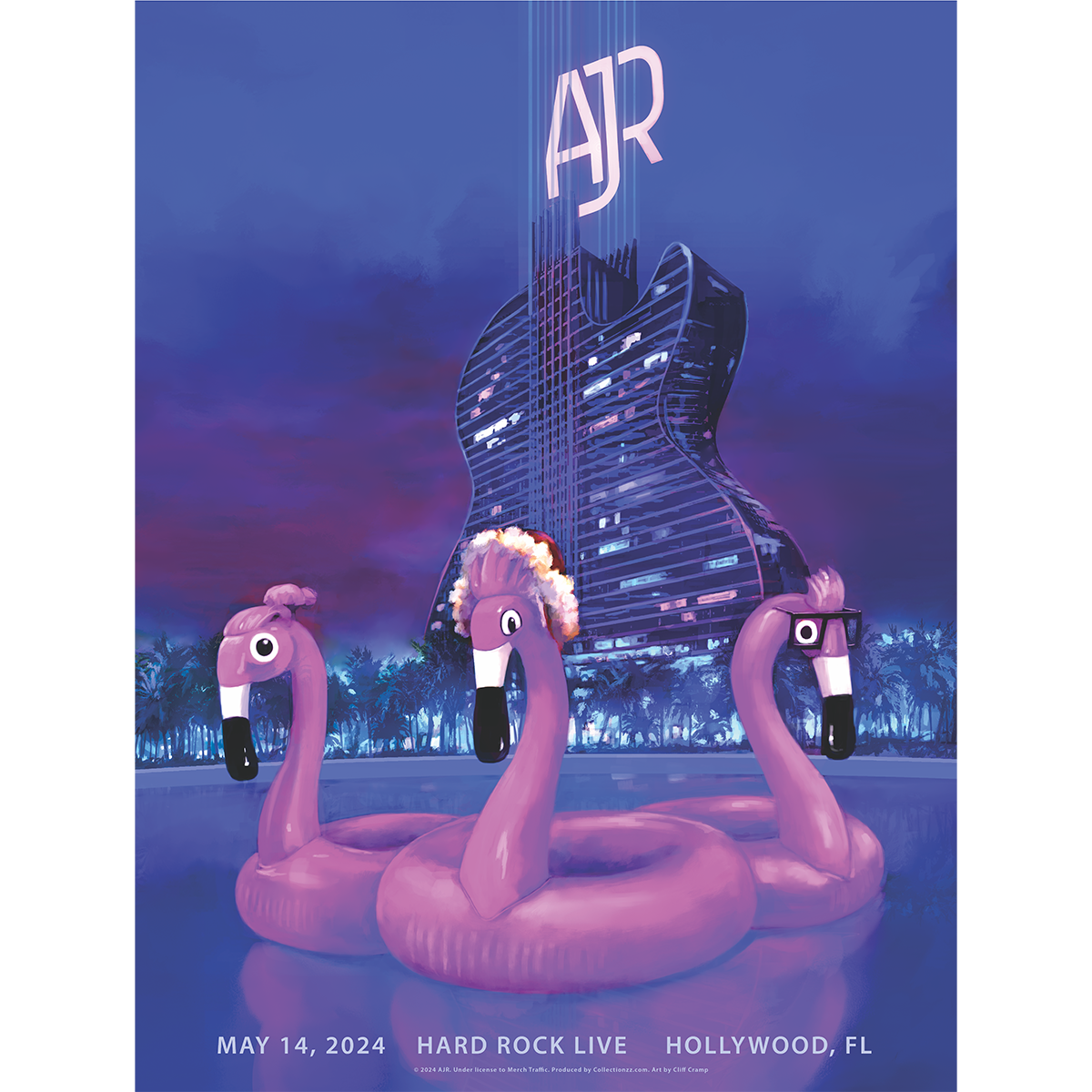 Hollywood May 14 2024 Tour Poster - Limited Edition – AJR Store