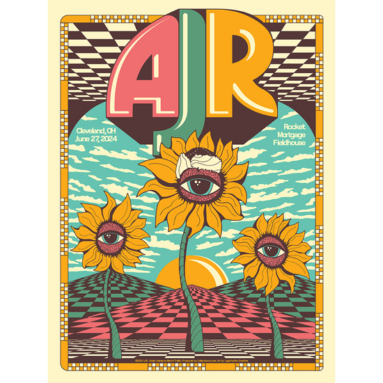 Cleveland June 27 2024 Tour Poster - Limited Edition – AJR Store