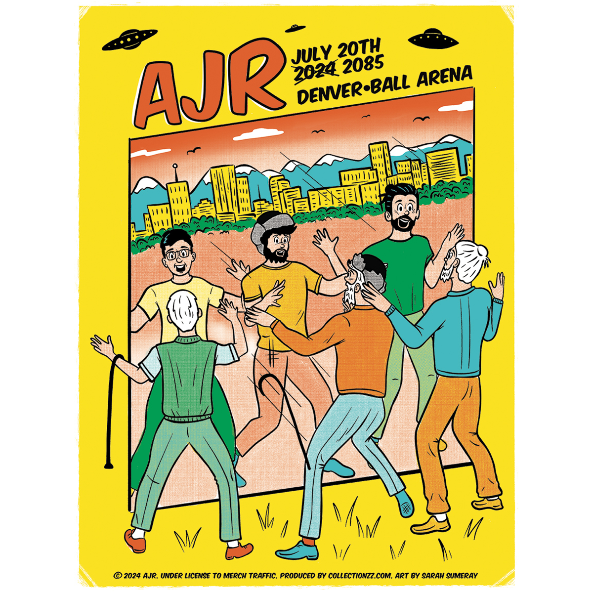 Denver July 20 2024 Tour Poster - Limited Edition – AJR Store